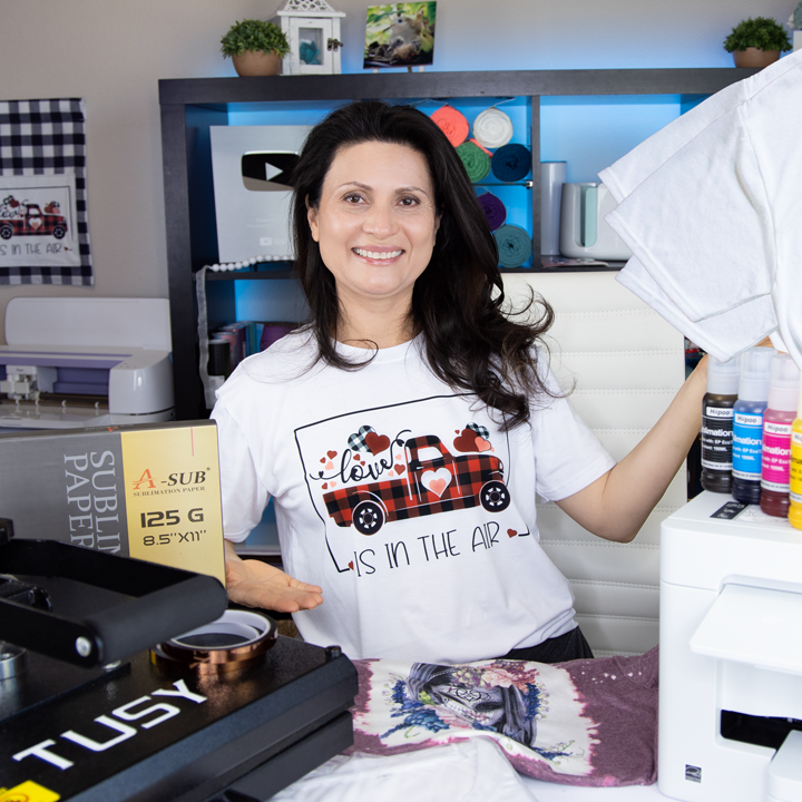 How to Sublimate T-Shirts: Complete Guide for Beginners {FREE DESIGN}