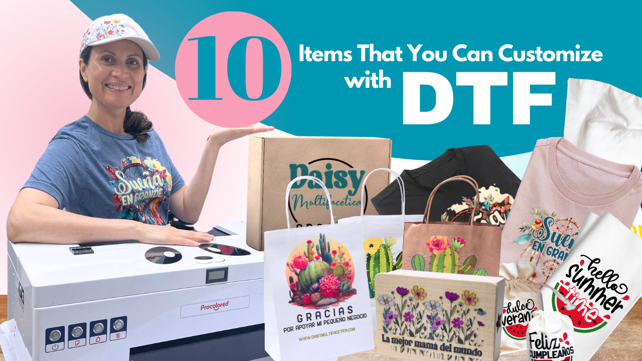 10 Items that You Can Personalize with DTF {Direct to Film}