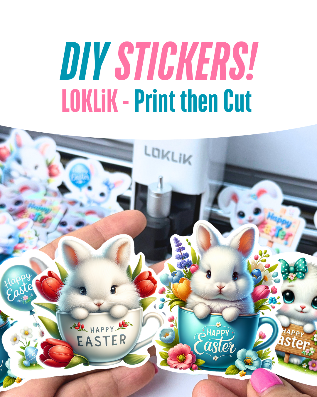 How to Make Stickers with Loklik | Print and Cut Step by Step