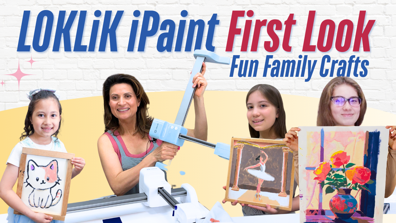 iPaint by Loklik Review: AI Painting Machine for Family Crafting Fun